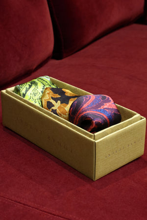 Vibrance Trio Pocket Square Set